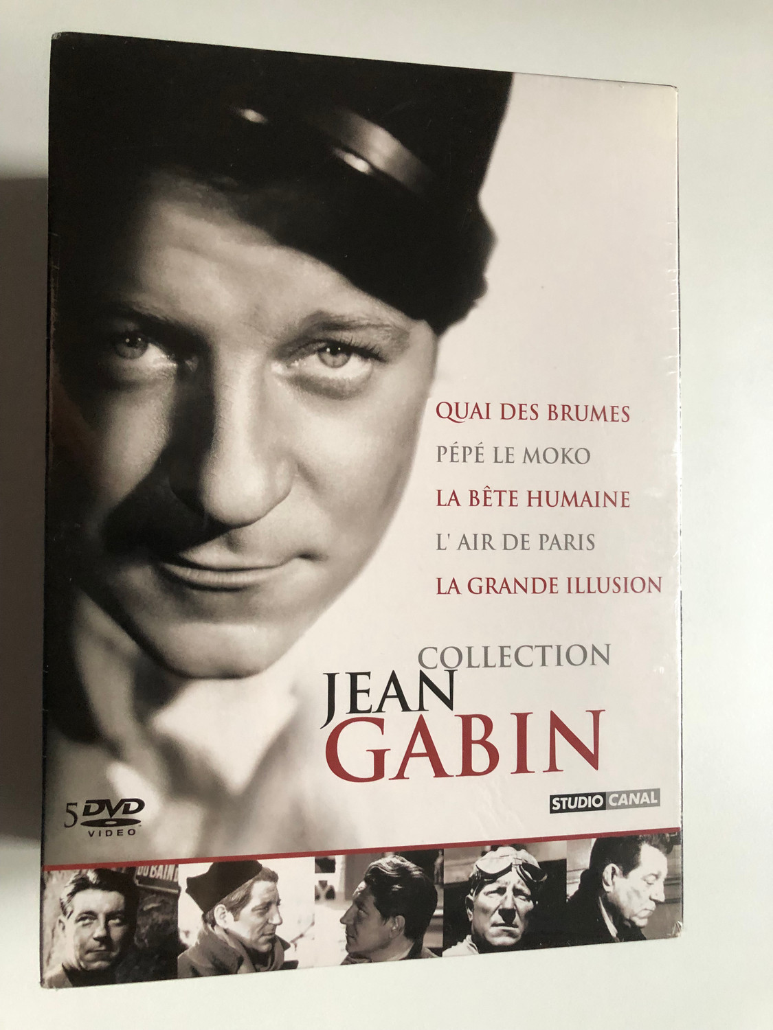 Jean Gabin Collection 5 DVD Box / French language / Quai des brumes, Pépé le moko, La Béte ...