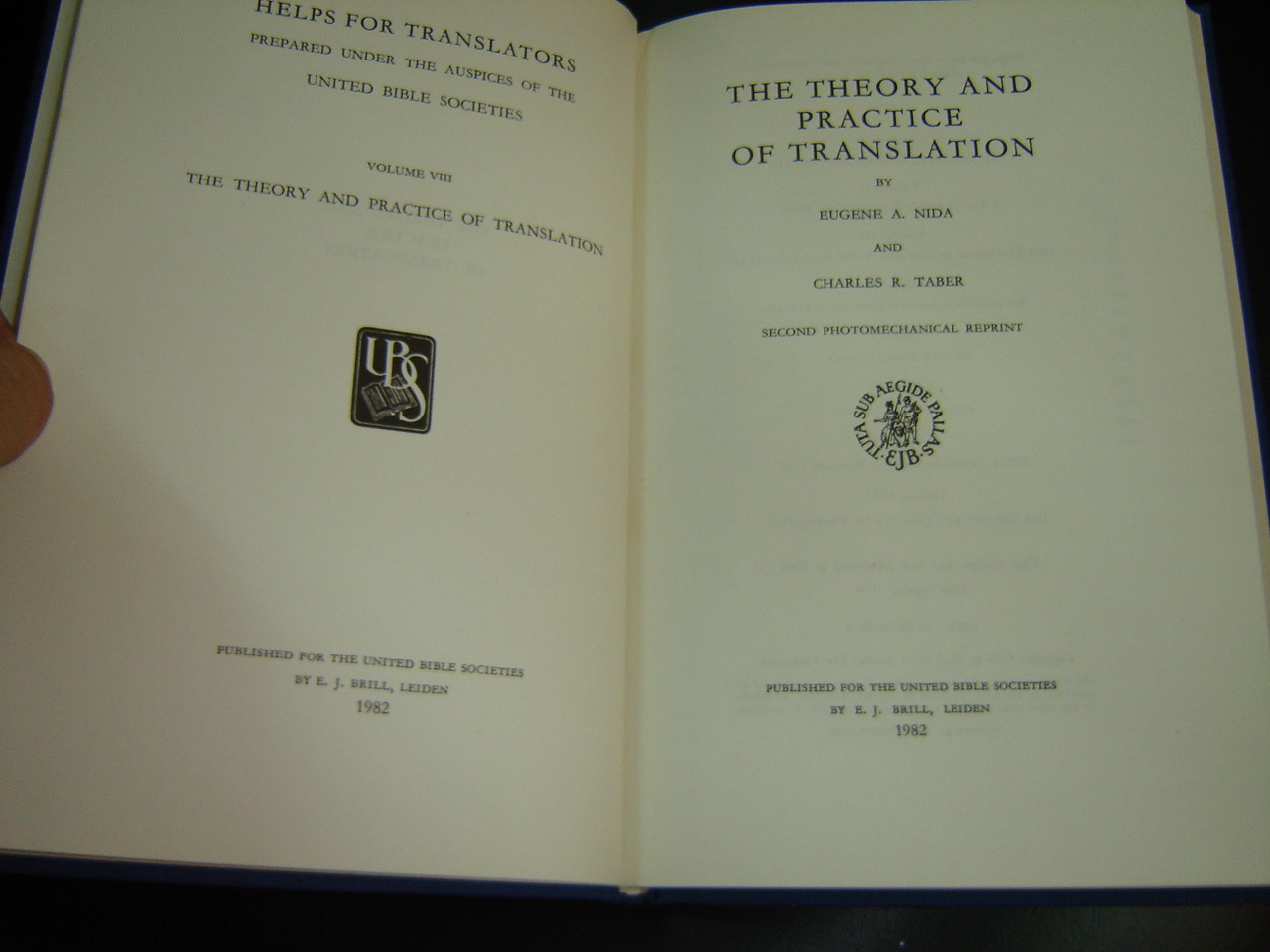 Helps for Translators: The Theory and Practice of Translation