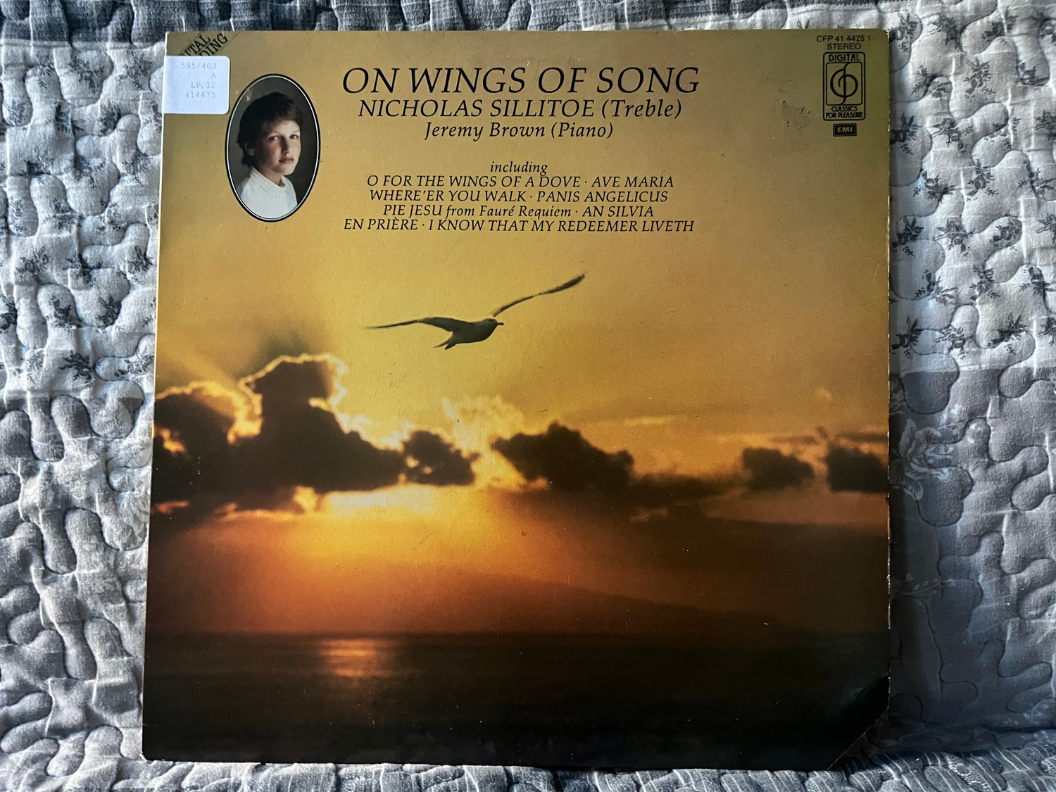 On Wings Of Song - Nicholas Sillitoe - Jeremy Brown - Vinyl LP ...
