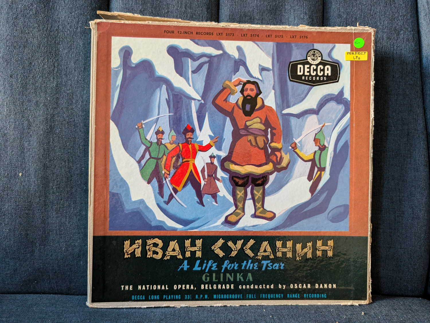 Ivan Susanin | A Life For The Tsar | Glinka | Decca 4-LP Set 1956