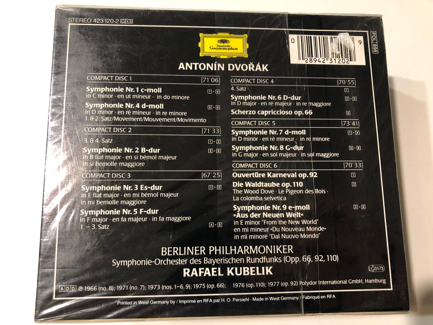 Antonín Dvořák: 9 Symphonies – Berliner Philharmoniker