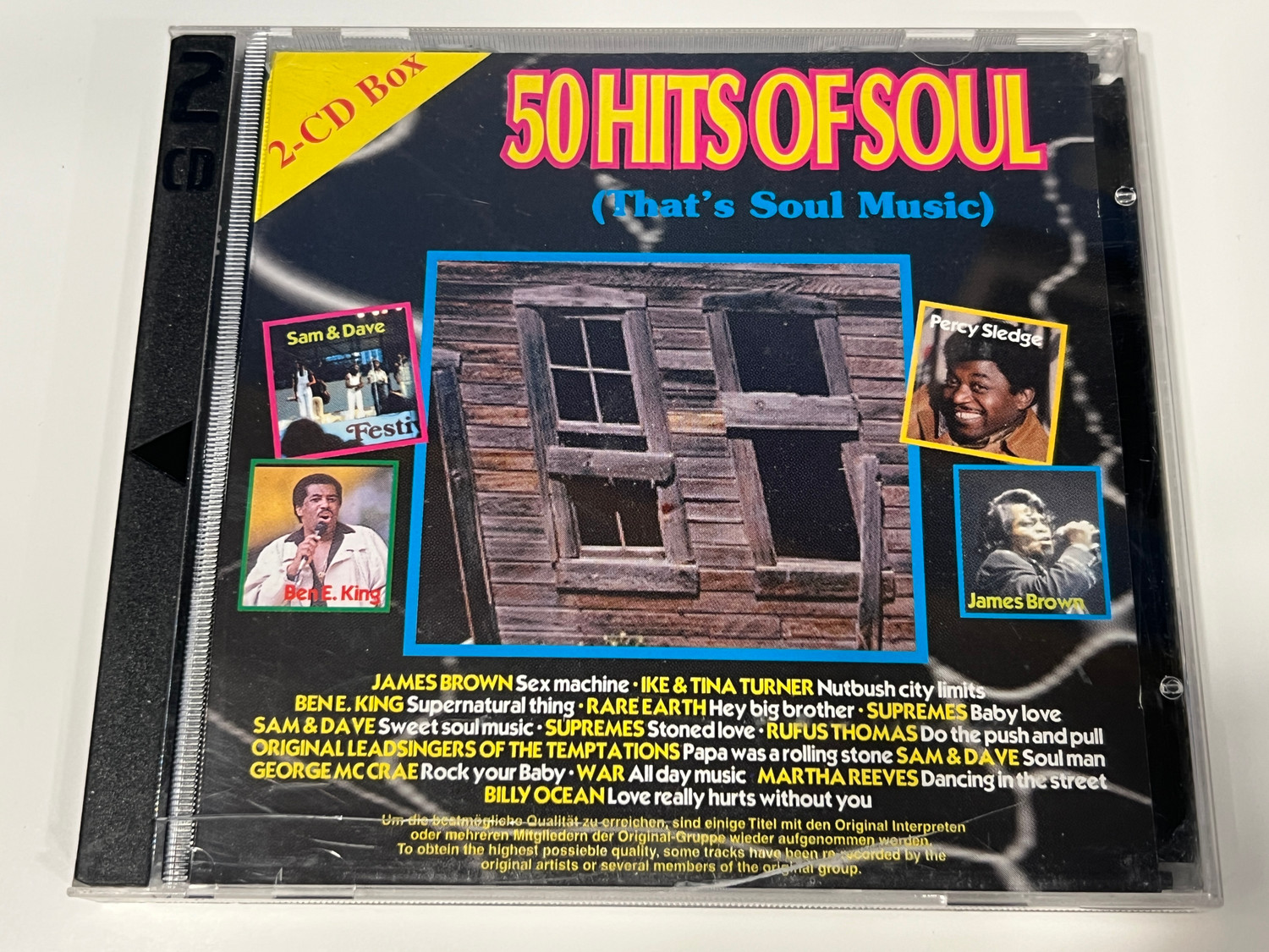 50 Hits of Soul – 2-CD Set of Classic Soul, Funk & Disco