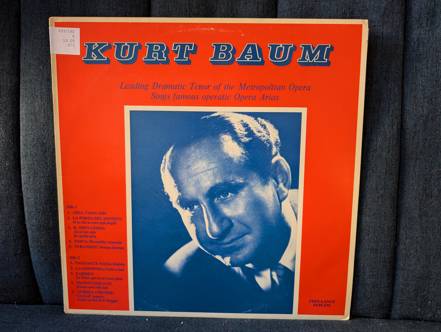 Kurt Baum – Sings Famous Operatic Arias (FLPS 675)