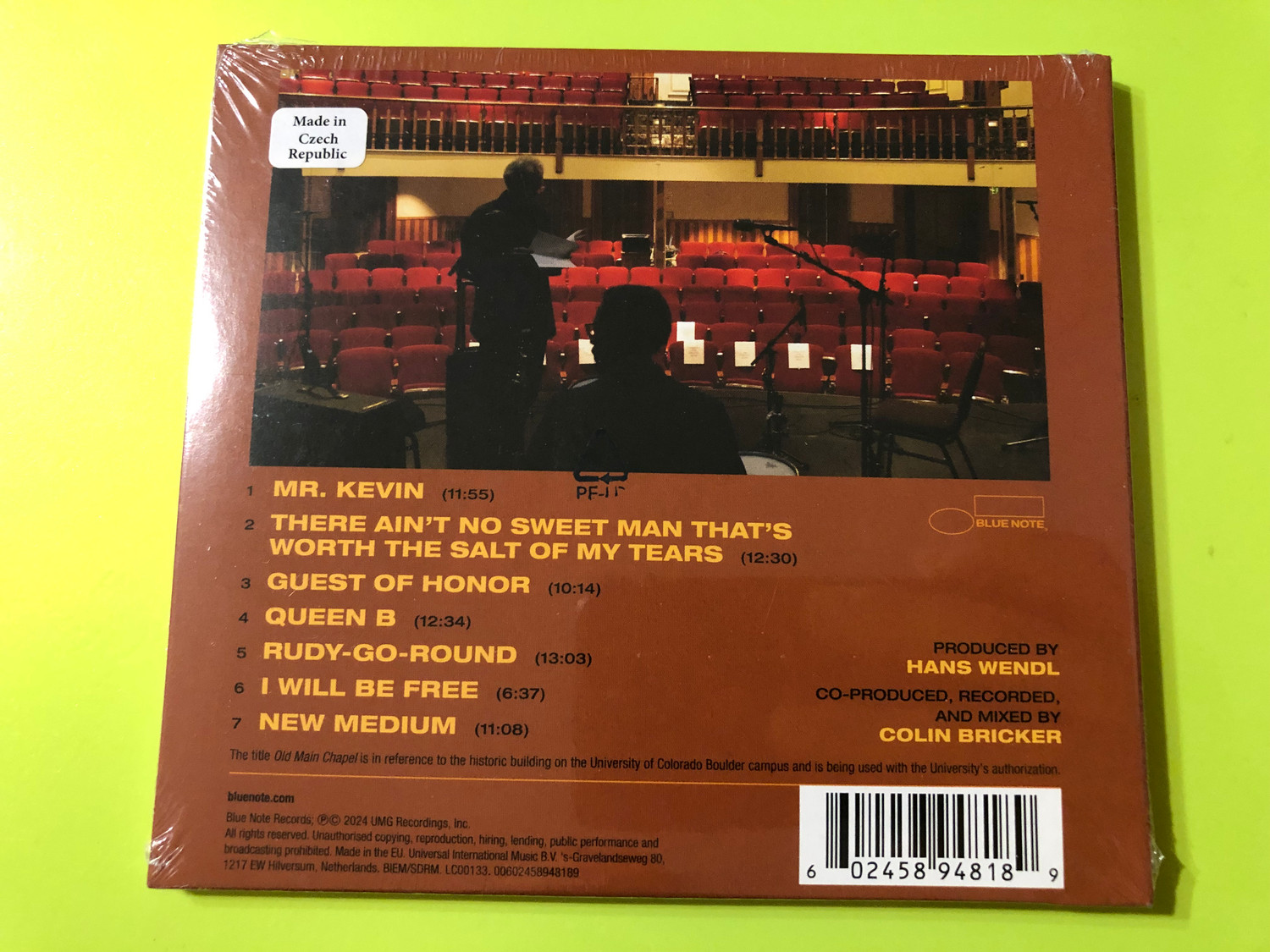 Ron Miles: Old Main Chapel CD (2024) - Feat. Frisell & Blade