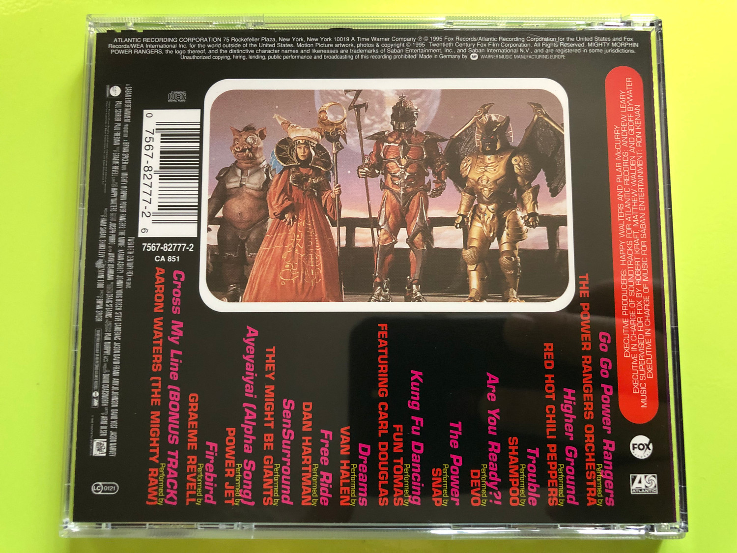 Mighty Morphin Power Rangers: The Movie – Soundtrack