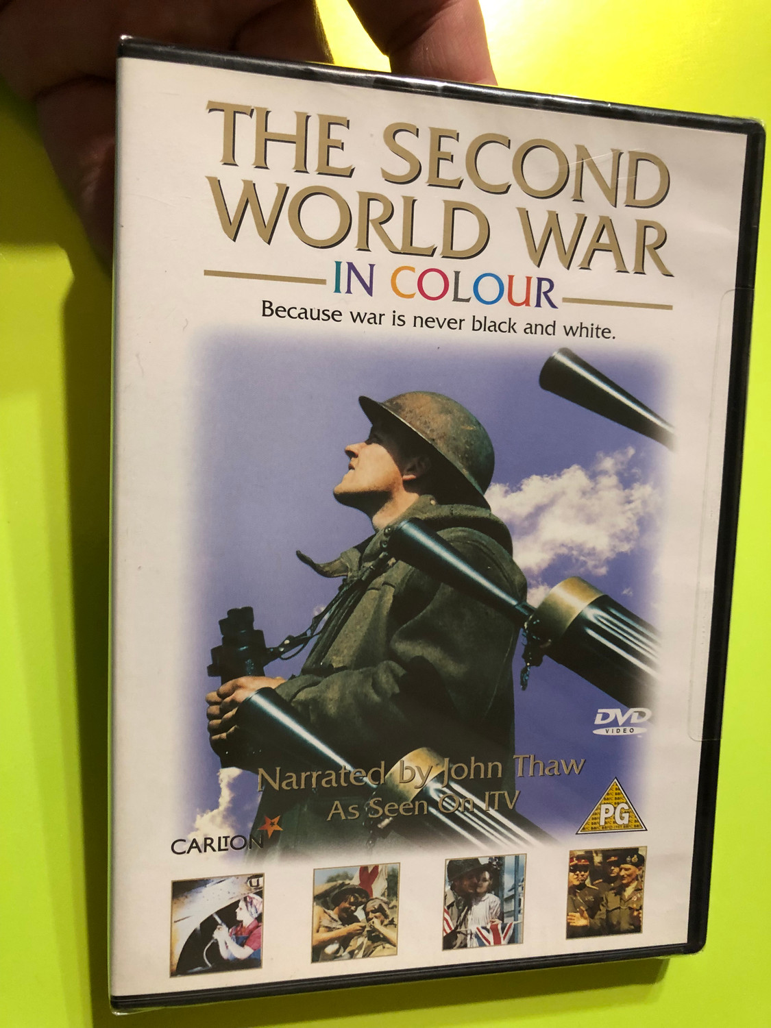The Second World War in Colour – Narrated by John Thaw (Carlton DVD)