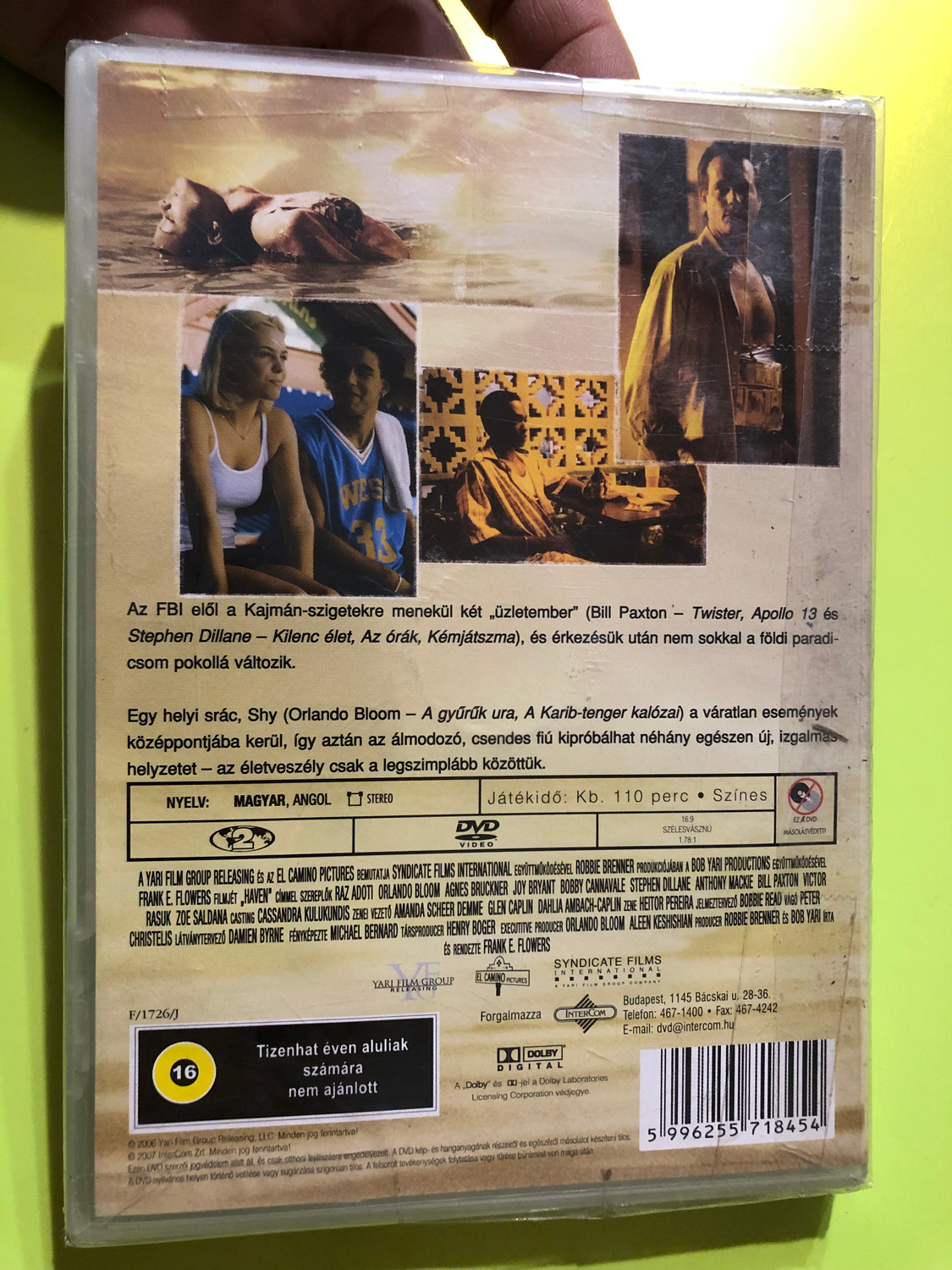 Menedék (Haven) DVD - Orlando Bloom & Zoe Saldana