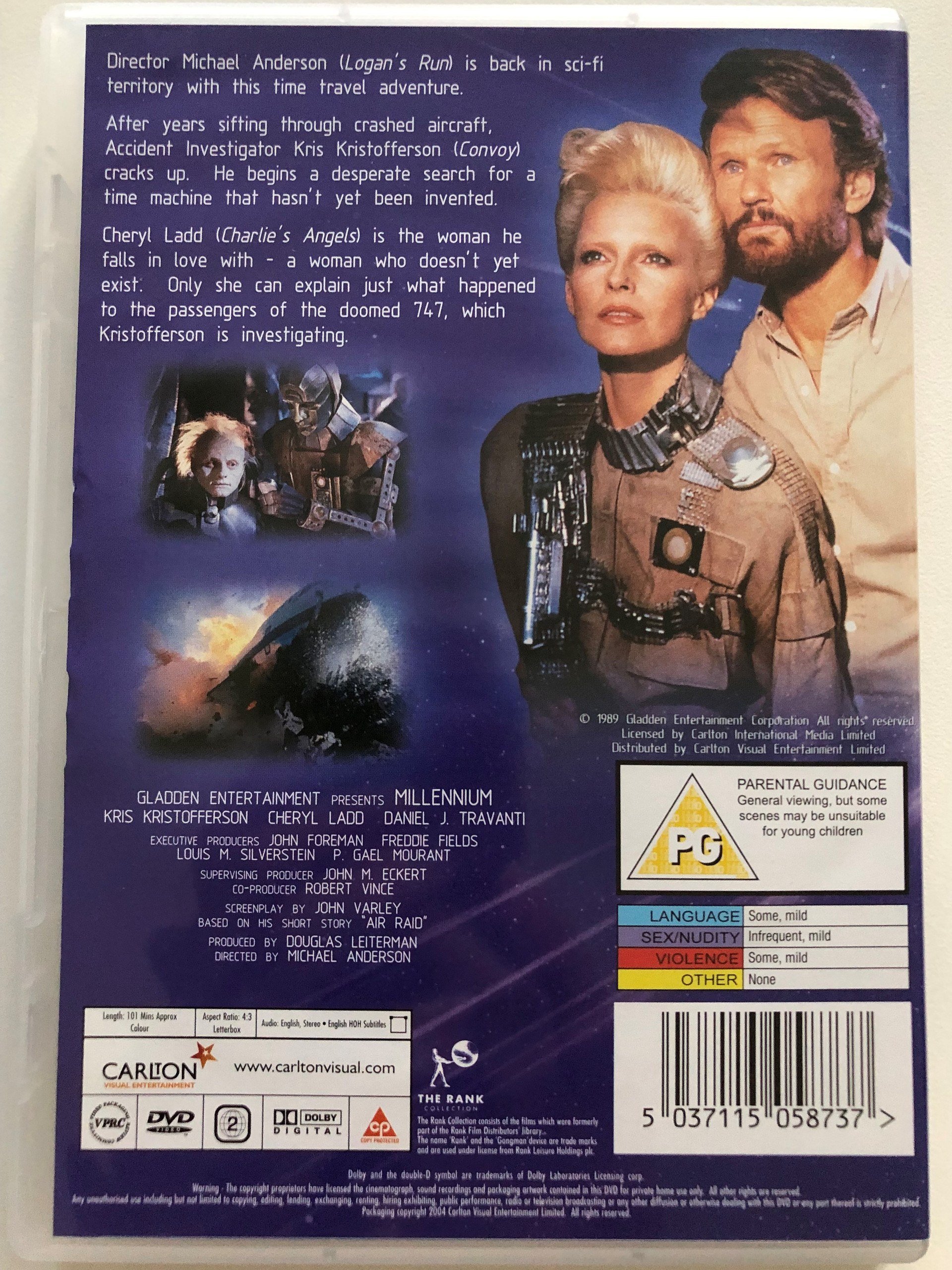 Millennium DVD 1989 / Directed by Michael Anderson / Starring: Kris ...