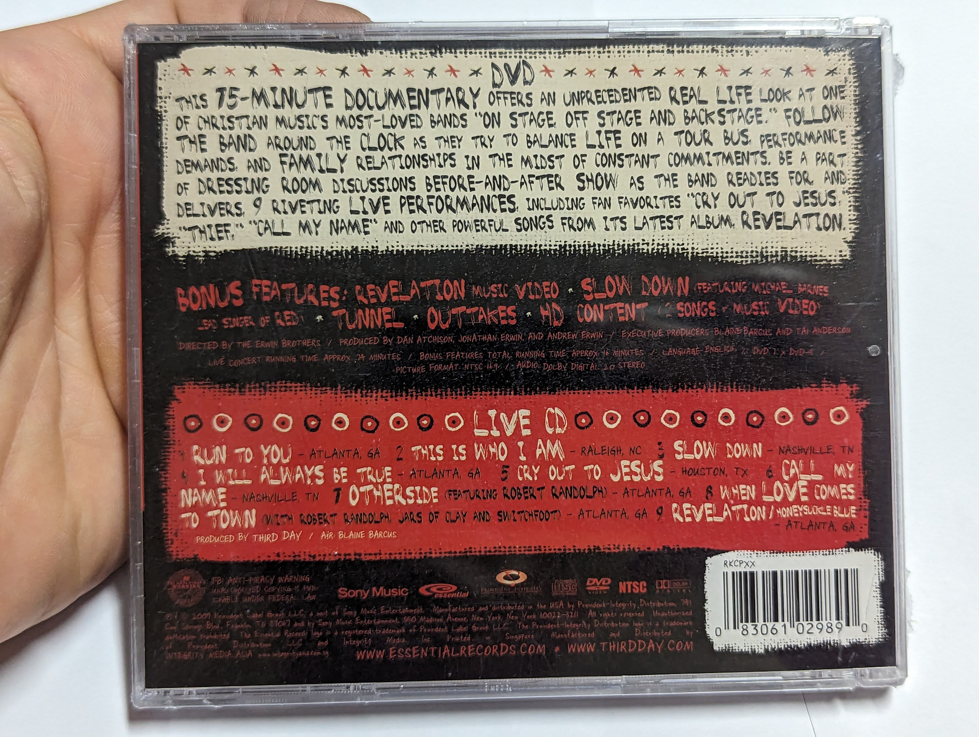 Third Day – Wire / Essential Records Audio CD 2004
