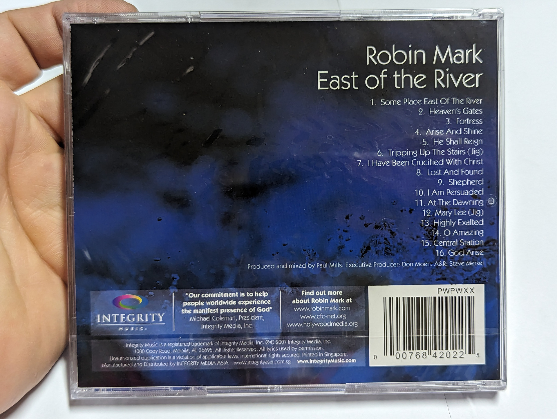Robin Mark – East Of The River CD 2007