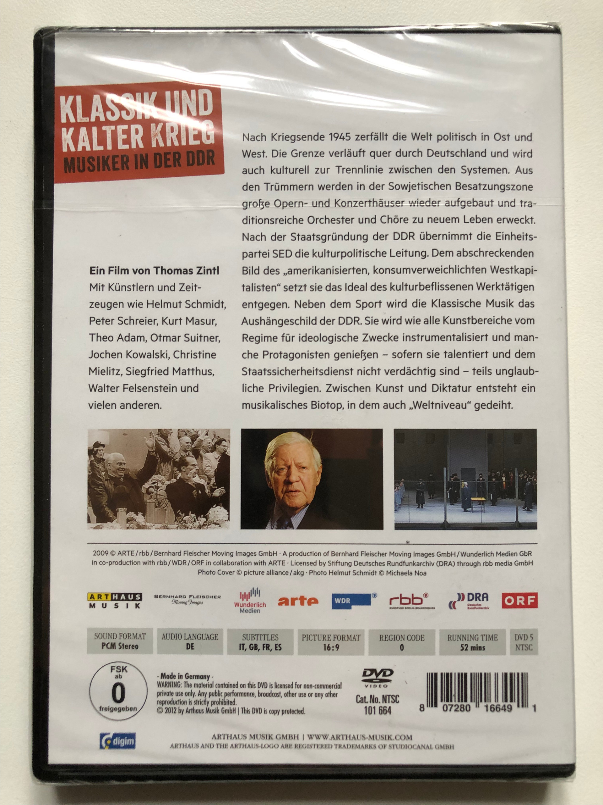Classical Music Cold War: Musicians in the GDR