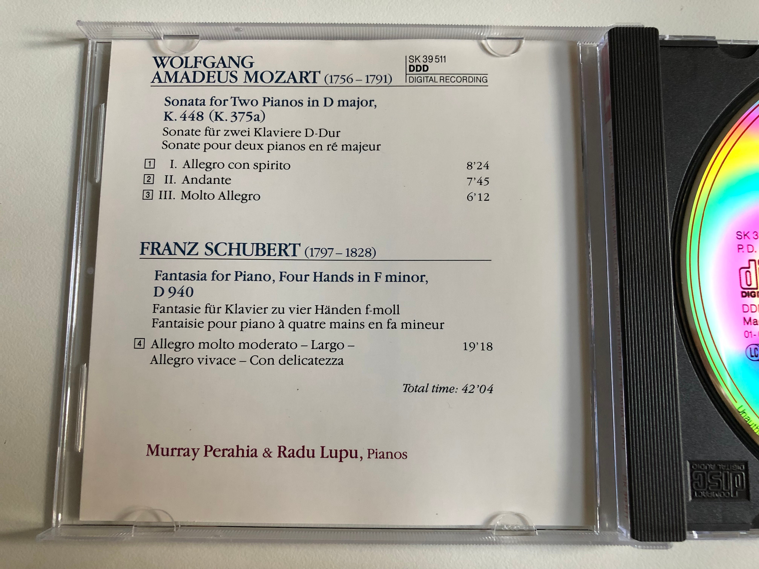 Murray Perahia: Piano 25th Anniversary Edition – 4CD