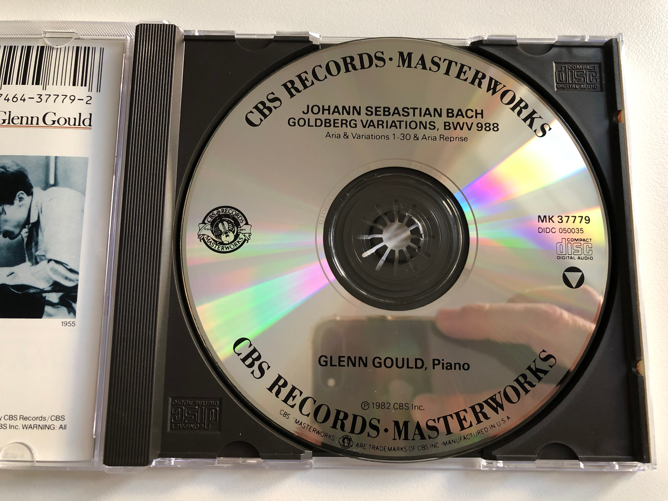 Bach - The Goldberg Variations - Glenn Gould / CBS Masterworks Audio CD / MK 37779 - Bible in My ...