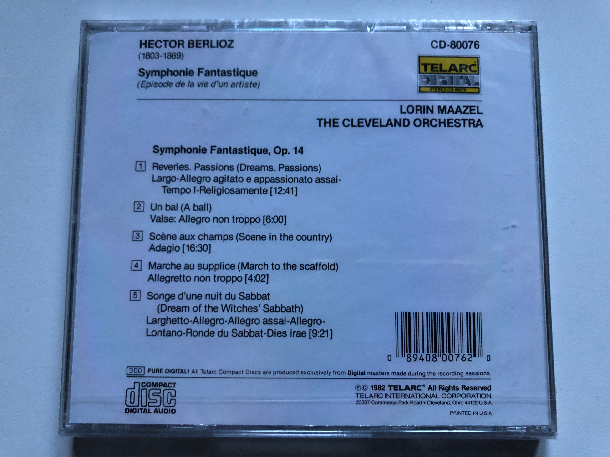 Berlioz: Symphonie Fantastique - Lorin Maazel, The Cleveland Orchestra ...