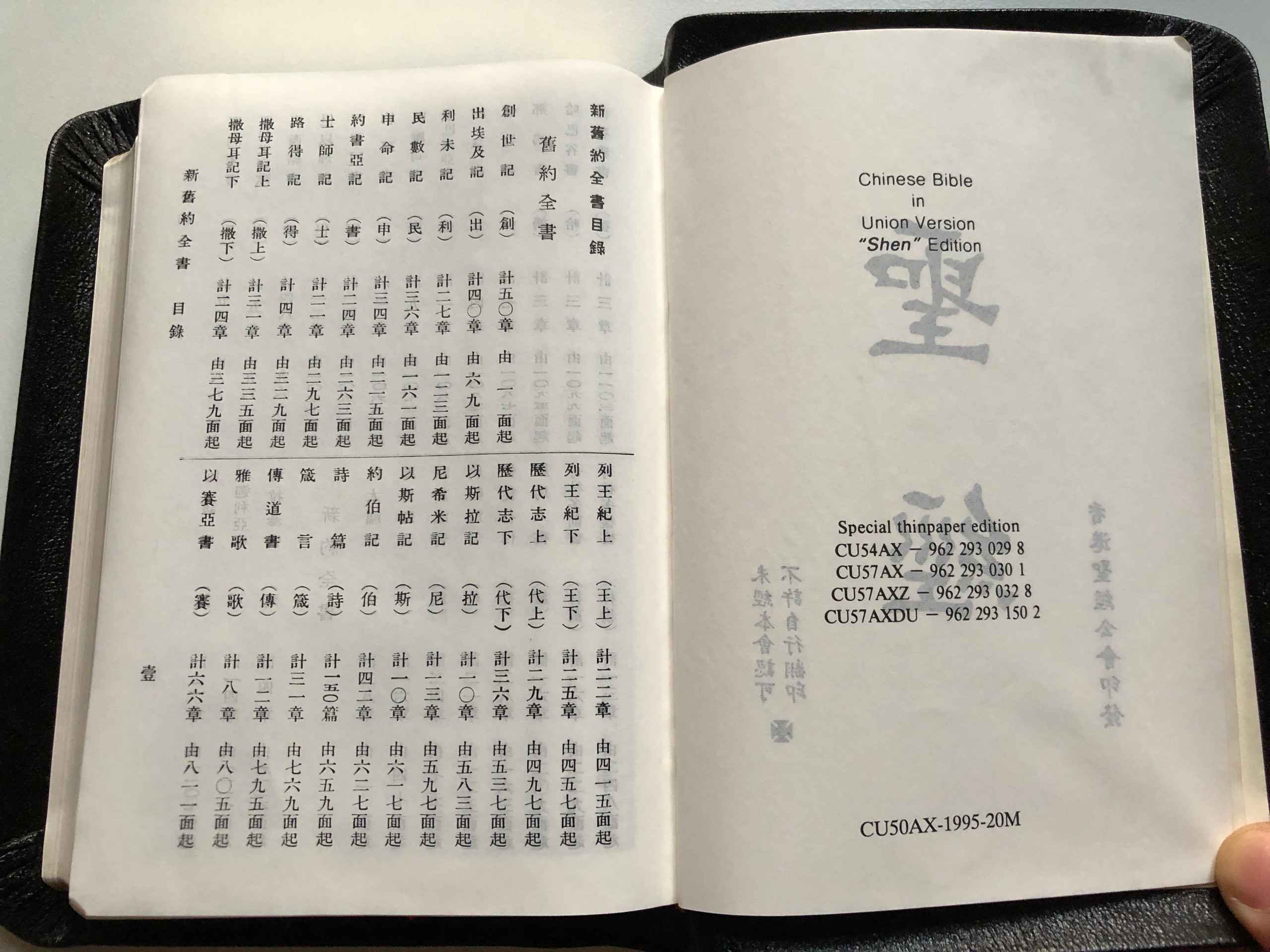 The Holy Bible - Revised Chinese Union Version (Shen Edition)