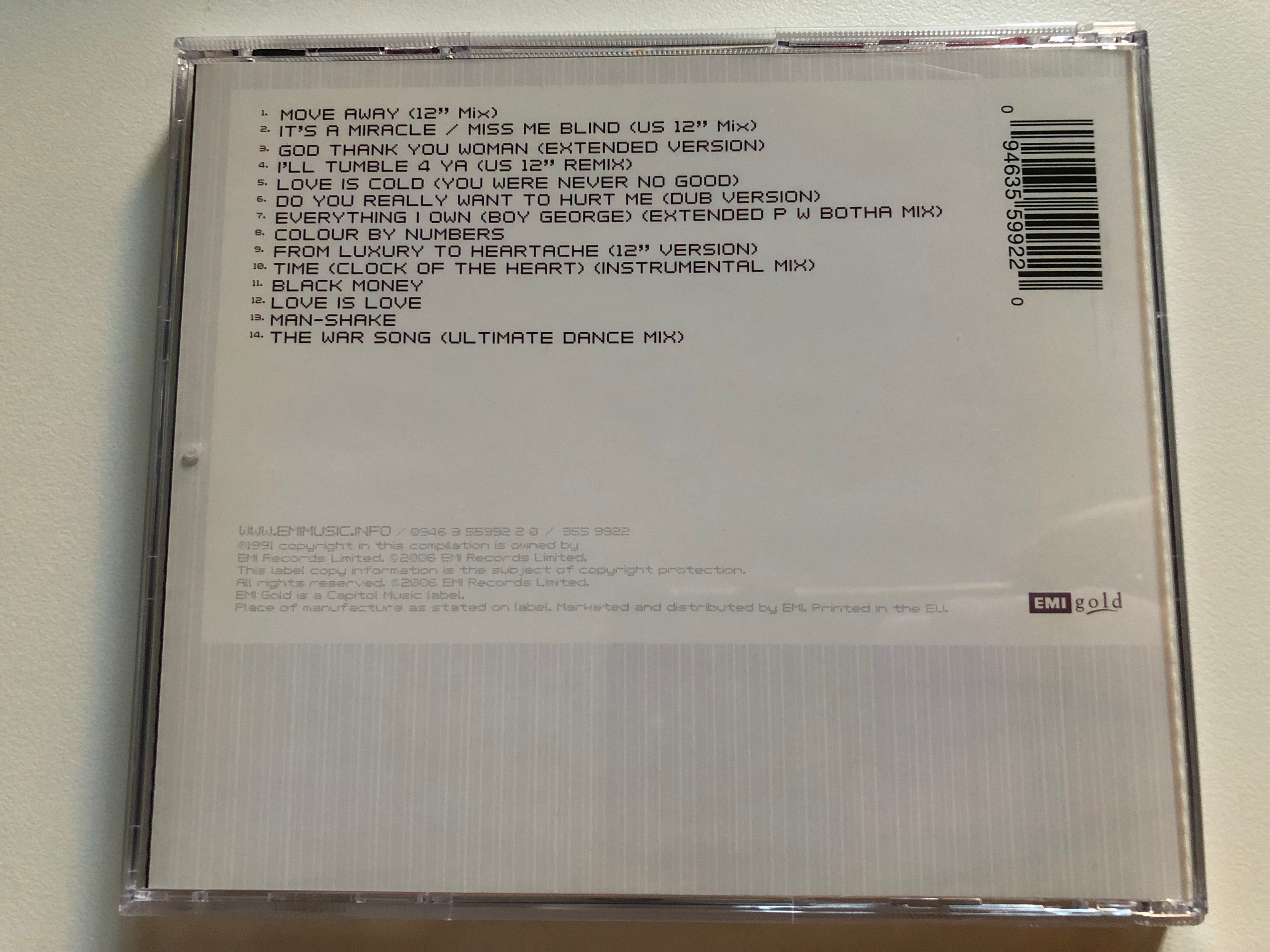 Culture Club – The Remix Collection / EMI Gold Audio CD 2006 / ...