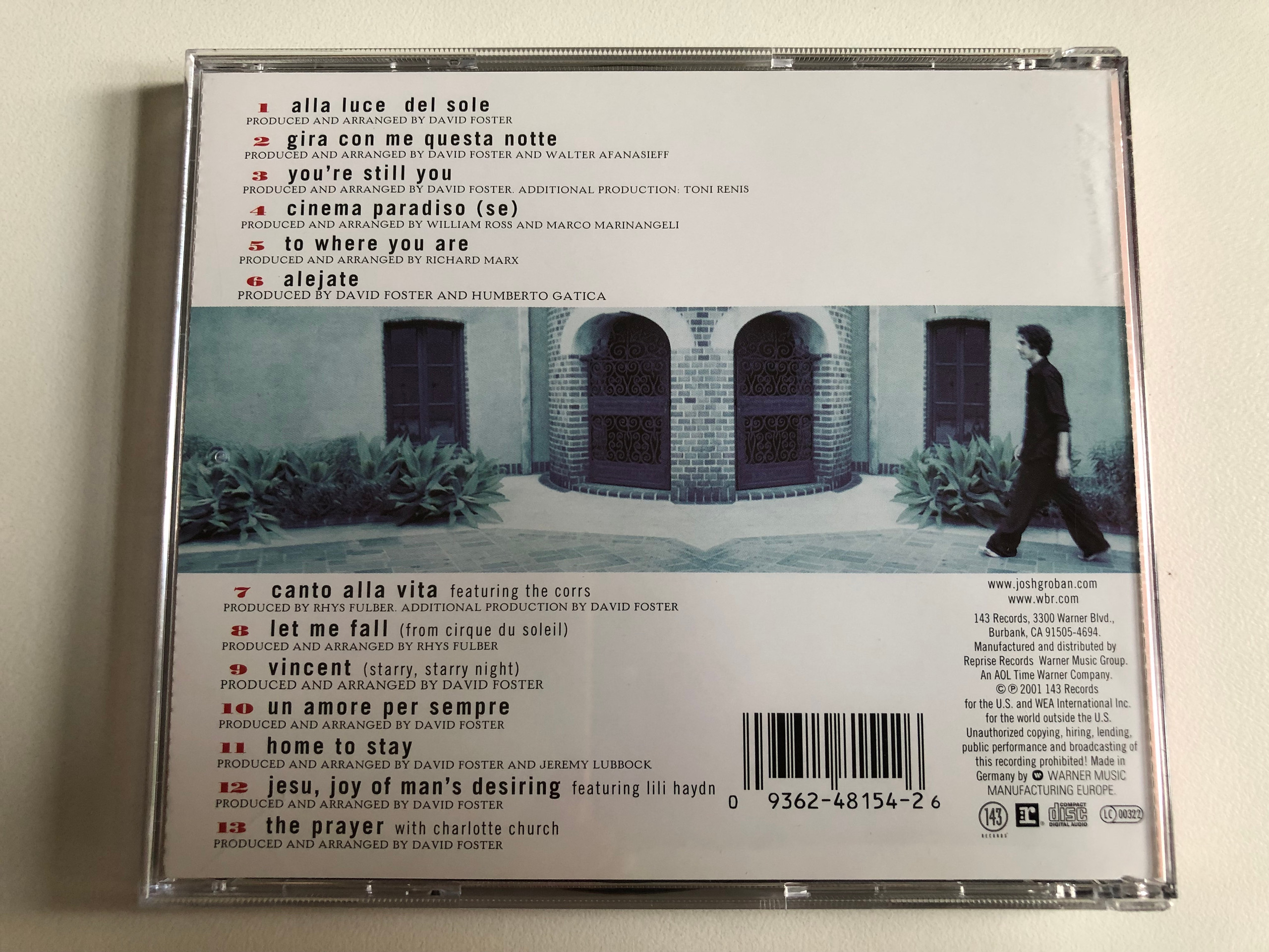 Josh Groban / 143 Records Audio CD 2001 / 9362-48154-2 - Bible in My ...