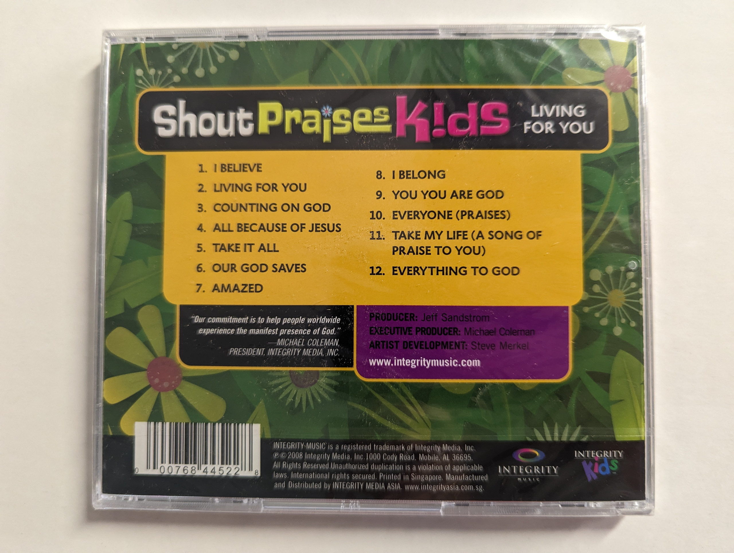 Shout Praises K!ds - Today Is The Day! CD 2009