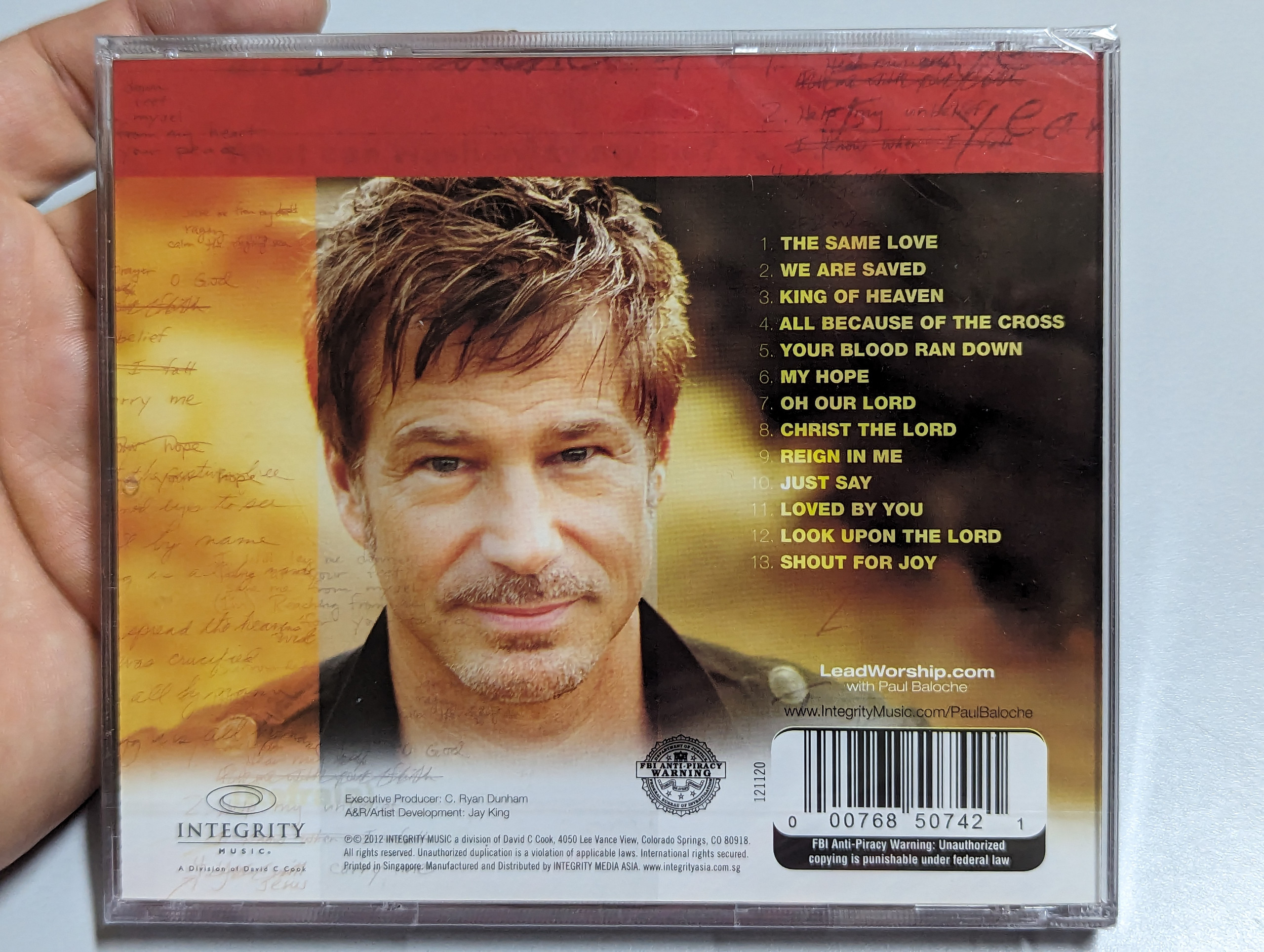 Paul Baloche – The Same Love / Integrity Music Audio CD 2012 / 50742 ...