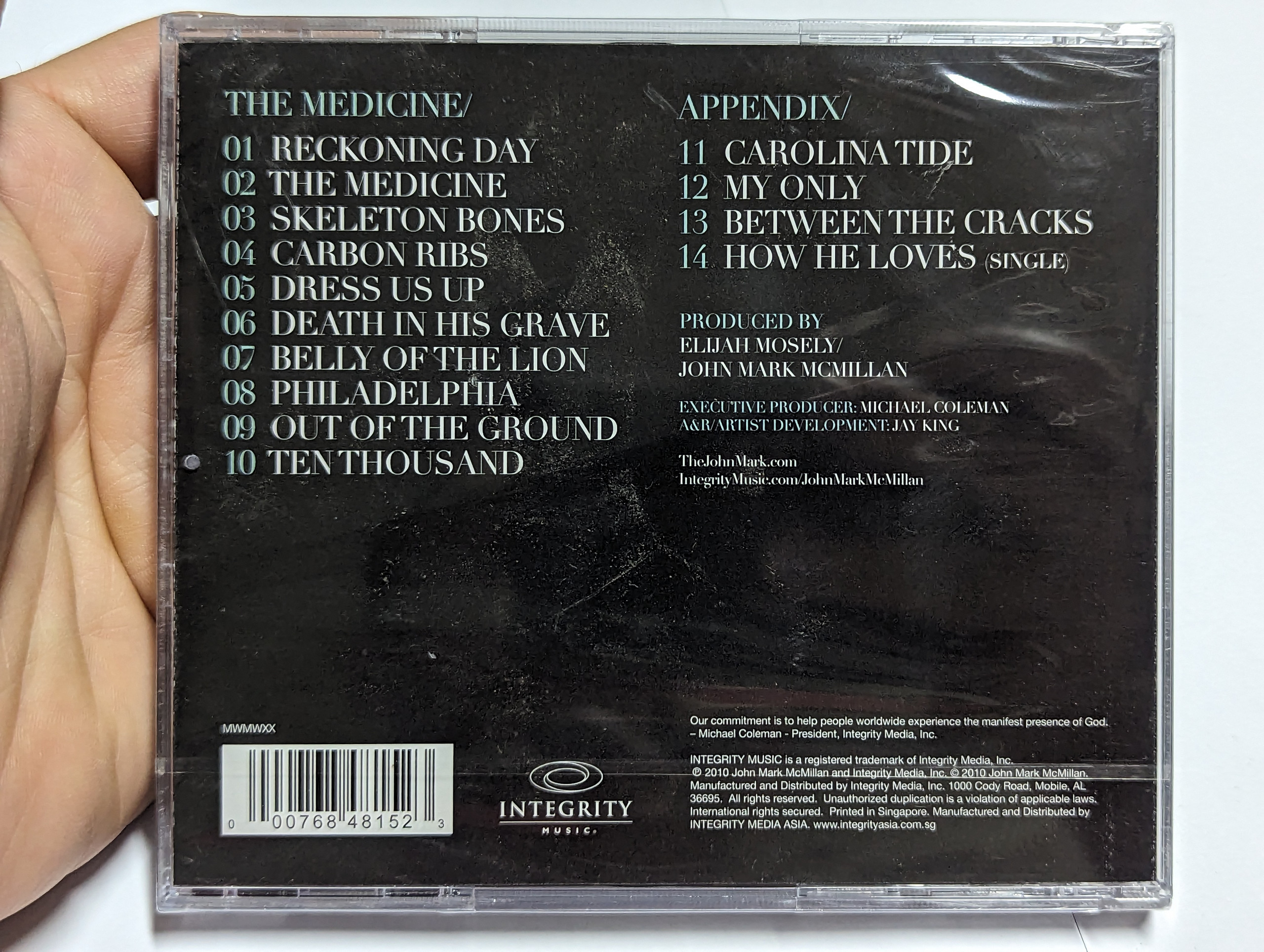 Robin Mark – East Of The River CD 2007
