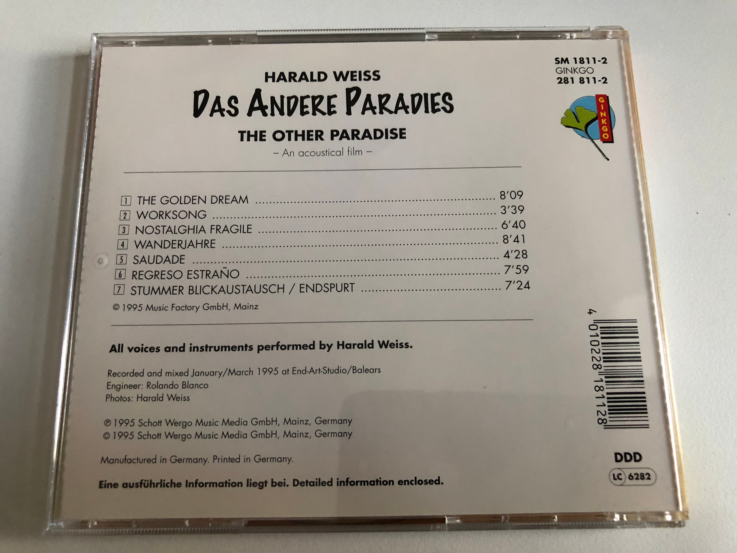 Harald Weiss – Das Andere Paradies | Experimental Ambient Music