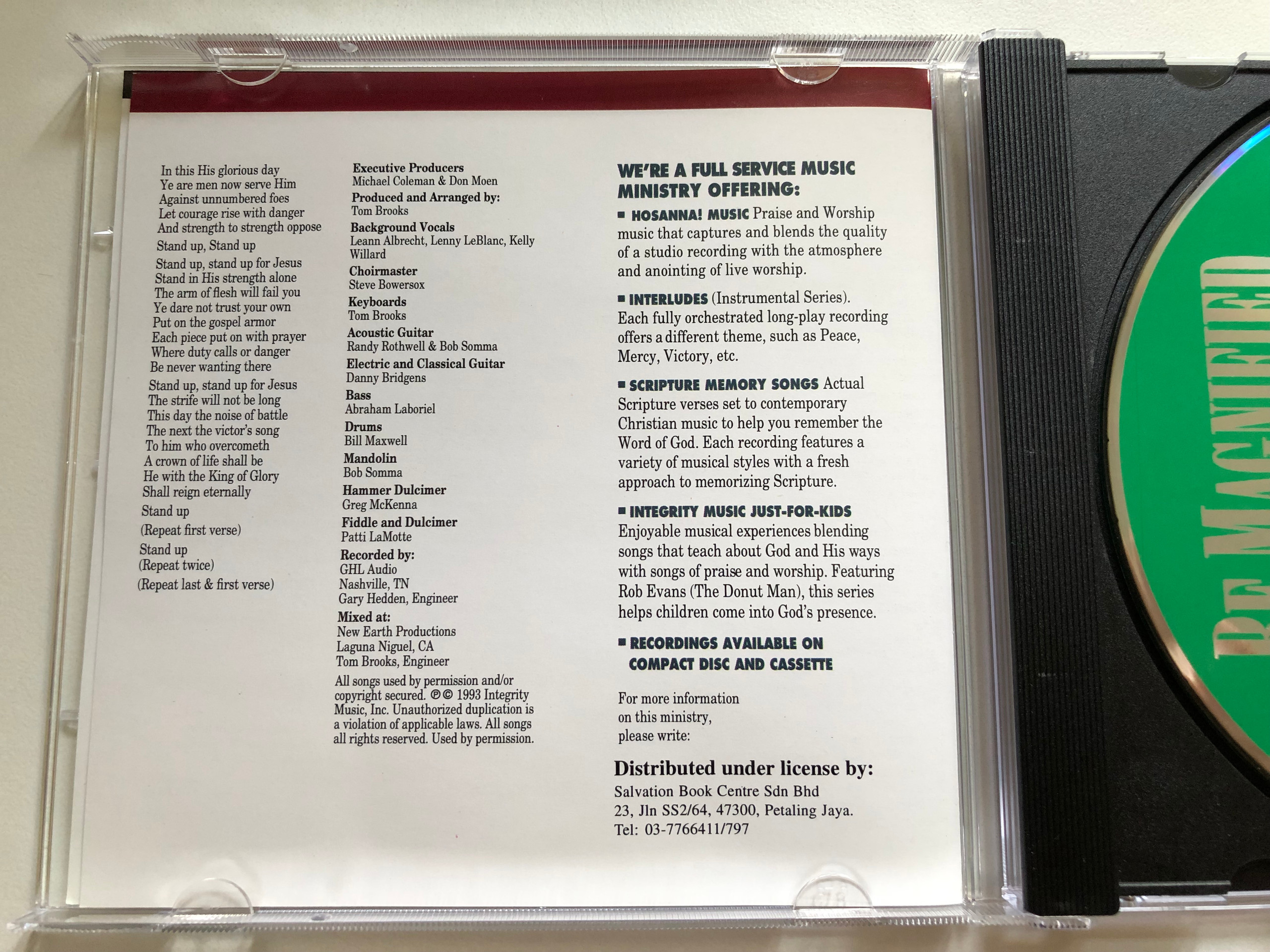 Enter His Gates. Praise & Worship Integrity Music 1989