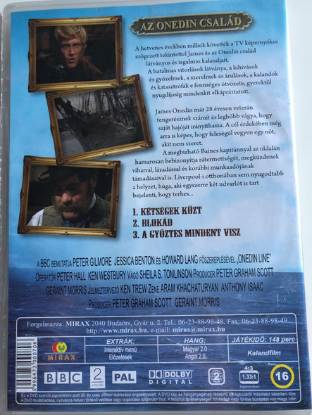 The Onedin Line Season 1 - Disc 1 DVD 1971 Az Onedin Család 1 ...