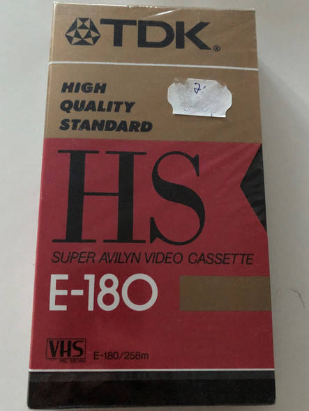 TDK HS300 5-Hour High Quality Standard VHS Tape