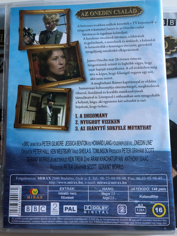 The Onedin Line Season 1 - Disc 1 DVD 1971 Az Onedin Család 1 ...