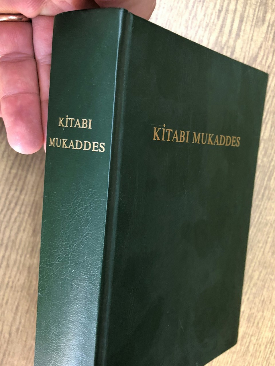 Turkish Blue Gilded Hardcover Bible / Kitabı Mukaddes