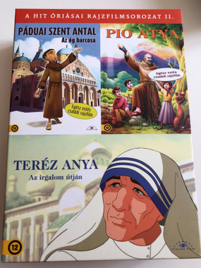Páduai Szent Antal - Pio Atya - Teréz Anya DVD Box Set