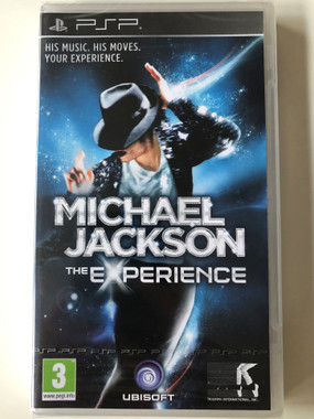 Michael Jackson - The Experience PSP disc / His music. His moves. Your ...