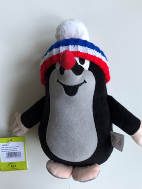 Krtek 25 cm with tri-color hat - Krtek 25 cm s kulichem červ.-trikol ...
