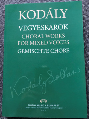 Kodály – Choral Works for Mixed Voices | Editio Musica