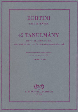 Henri Bertini 45 Studies – Piano Etudes for Technique
