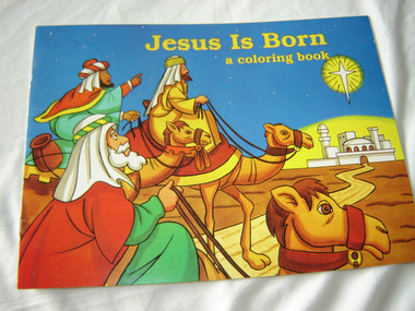 Jesus Is Born – Bible Story and Coloring Book for Children