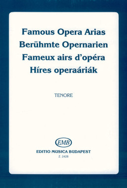 Famous Opera Arias 4: Tenor & Piano Sheet Music