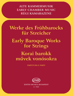 Early Baroque Works for Strings Score & Parts | EMB