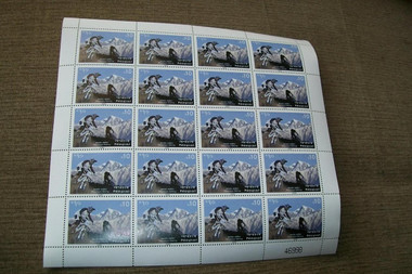 Himalaya Postage Stamp Collector's Block - Mountain Biking / 2009 Nepal ...