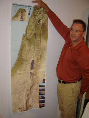 Satellite Map of Bible Lands (3D View)