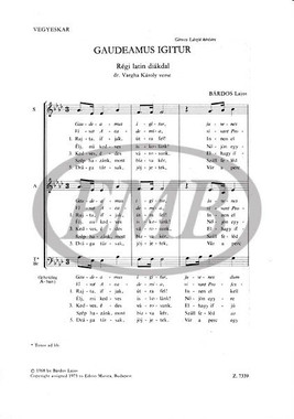 árdos Lajos: Gaudeamus igitur – Latin Students' Song
