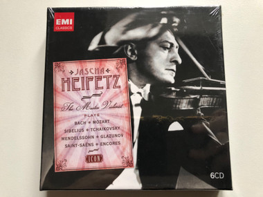 Jascha Heifetz – The Master Violinist Plays Bach, Mozart, Sibelius, Tchaikovsky, Mendelssohn ...