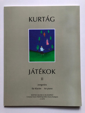 Kurtág – Játékok Vol. 2 | Piano Sheet Music by György Kurtág