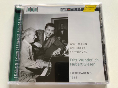 Schumann, Schubert, Beethoven: Fritz Wunderlich, Hubert Giesen ...