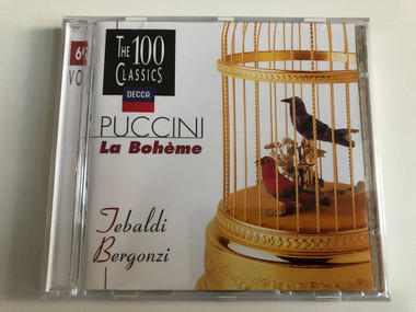 Puccini: La Bohème - Tebaldi, Bergonzi / The 100 Classics / Decca Audio ...
