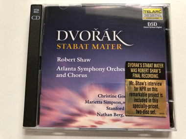 Dvořák: Stabat Mater - Robert Shaw 2x CD
