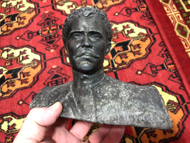 Vasily Chapayev Bust – Soviet-Era Collectible Sculpture