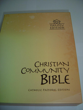 Christian Community Bible Catholic Edition - Family Bible