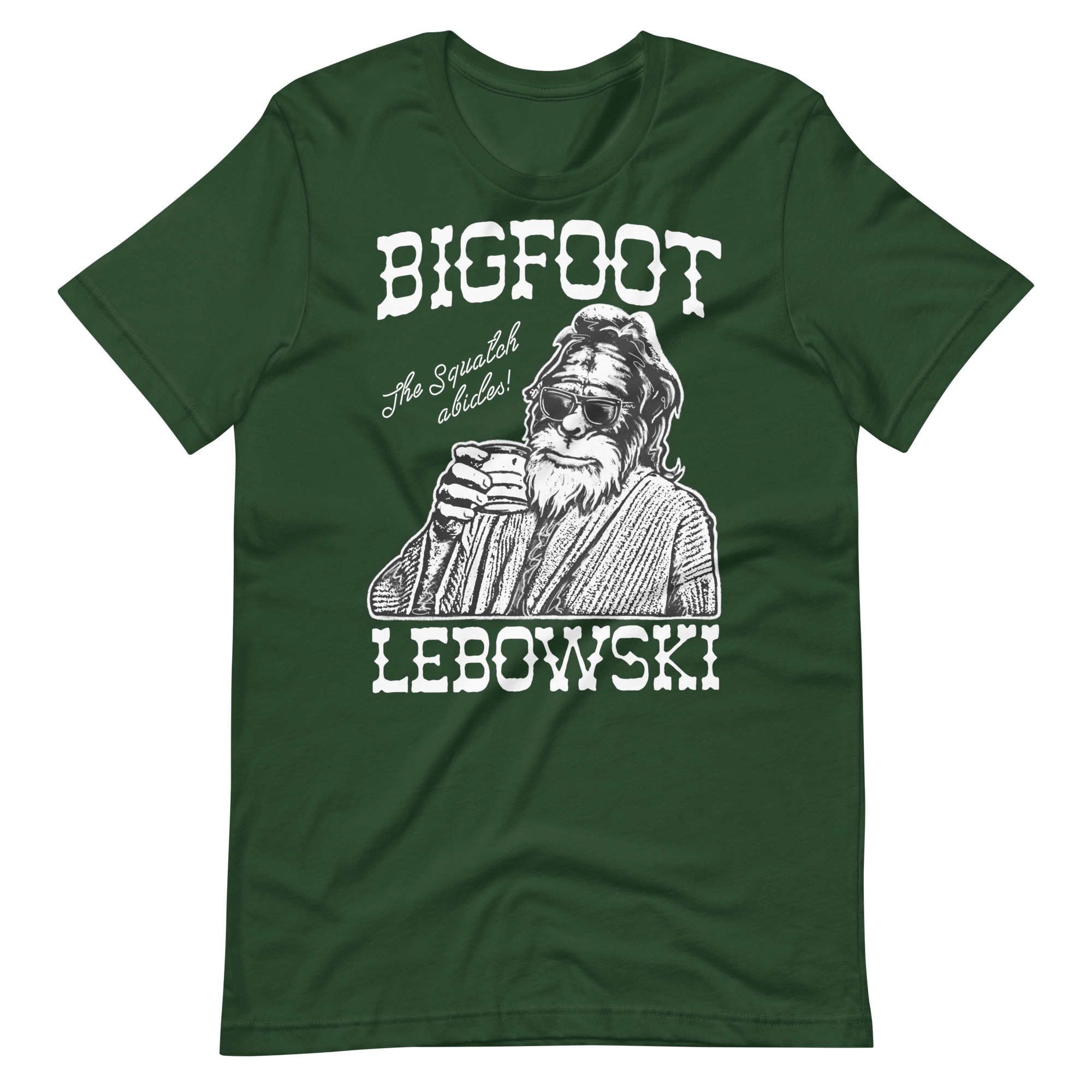Bigfoot Lebowski - The Squatch Abides T-Shirt - CultSub T-Shirts