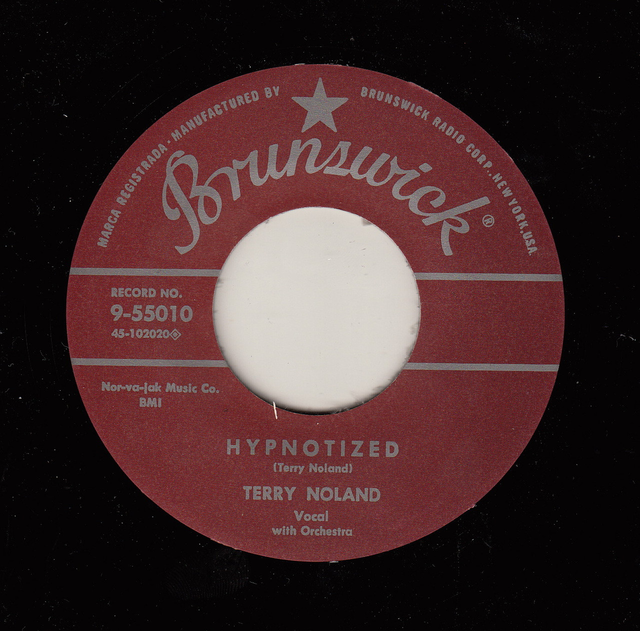 NOLAND , TERRY NOLAND - HYPNOTIZED - Norton Records